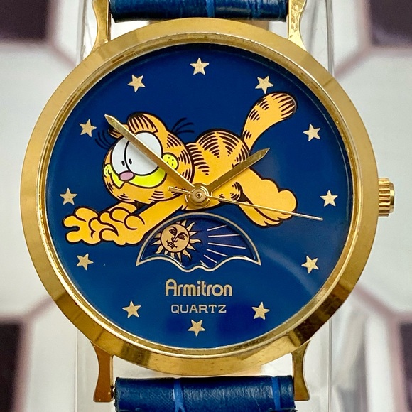 Armitron | Accessories | Rare Vintage Armitron X Garfield Sun Moon ...